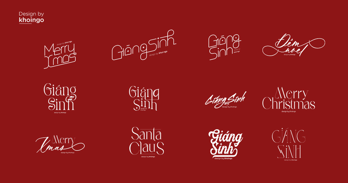 D3Design - Tải Typo Nghệ Thuật Chủ Đề Giáng Sinh Cực Đẹp Miễn Phí Cho ...