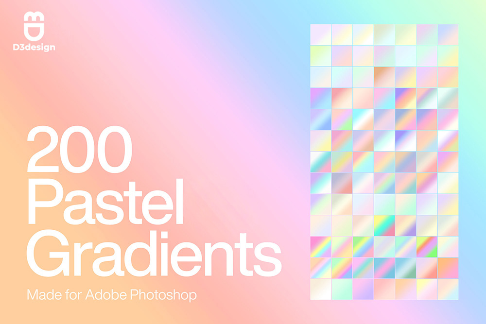 D3Design - Tải 200 Bảng Màu Pastel Gradient Siêu Đẹp Dành Cho Designer