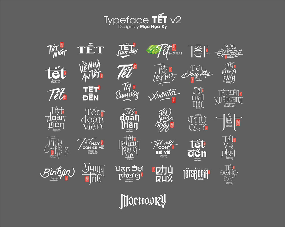 D3Design - Chia Sẻ PSD Tết Việt Typeface Siêu Đẹp, Chất Lượng Cao 2025