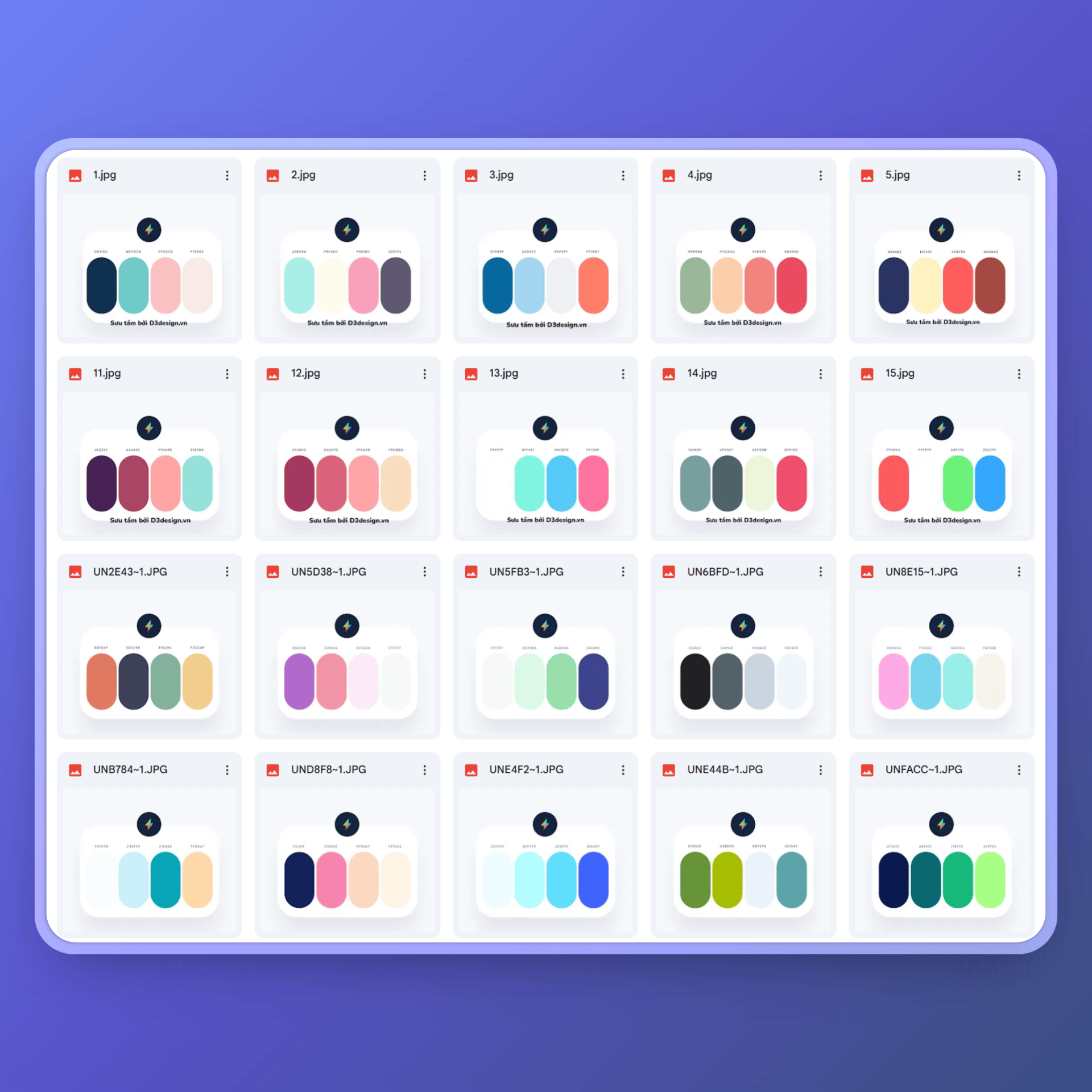 D3Design - 100 Bảng Color Palette, Ý Tưởng Phối Màu Đẹp Mê Hồn Dành Cho ...